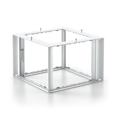 SEG Inside Light Boxes Hanging Structure Trade Show Display Solution