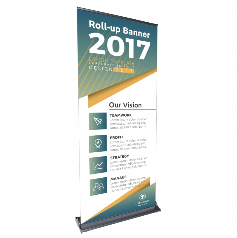 Deluxe Retractable Roll Up Banners | Sign Squads
